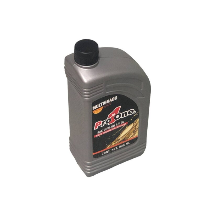 Aceite Multigrado 20w50 API SL *Pro1one - Spa-Volks